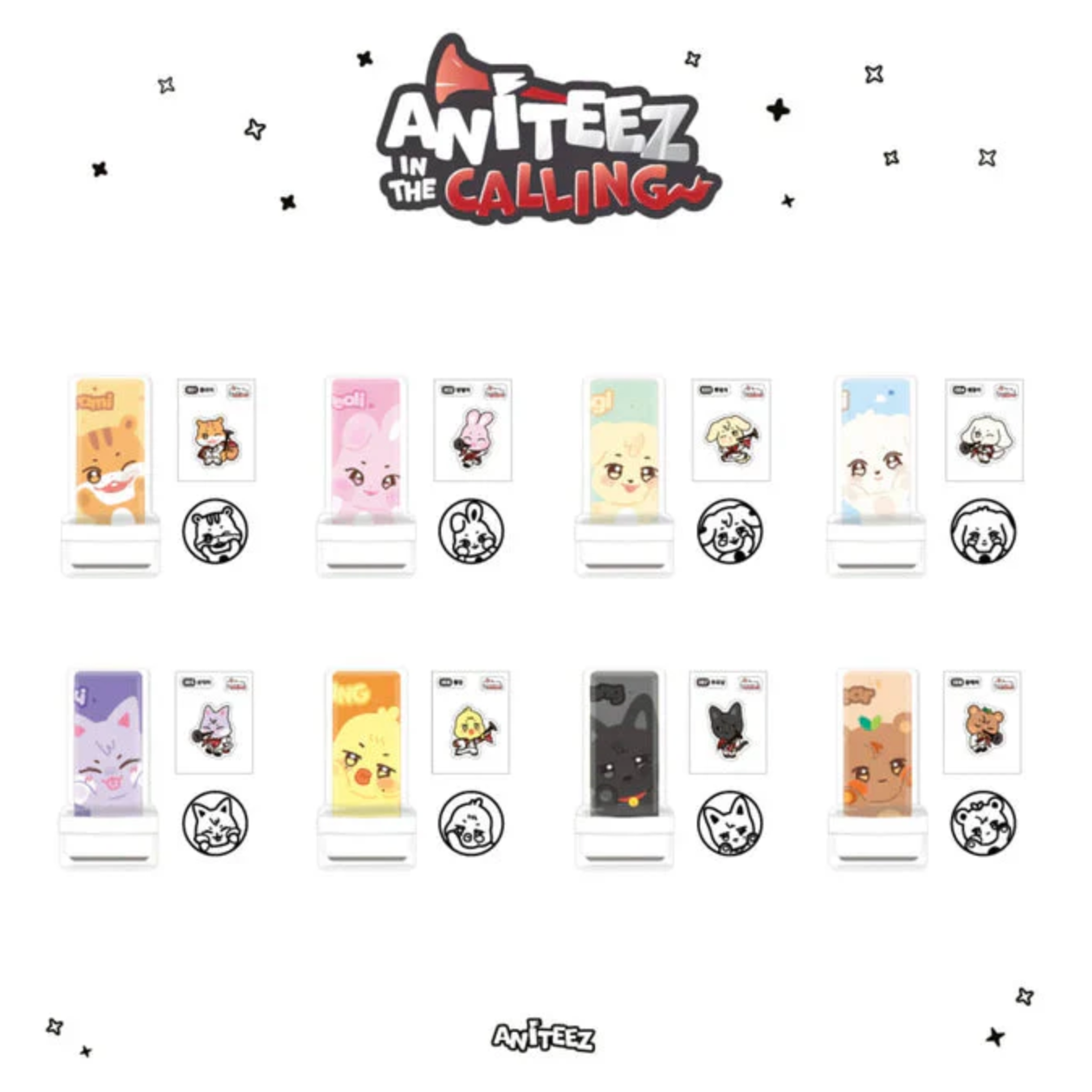 ATEEZ | ANITEEZ IN THE CALLING STAMP – Pacific Alley Co.